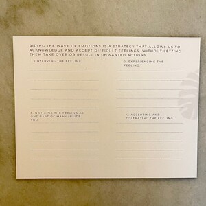 DBT Cards for Therapy and Emotion Regulation, Ride the Wave Emotion ...