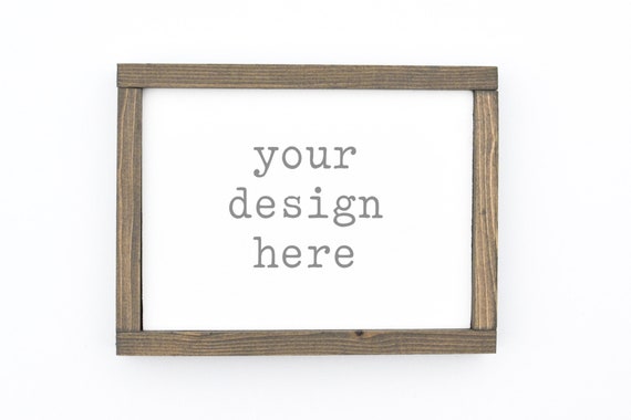 Wood Sign Mockup 10x8 Sign Mockup Flat Lay Mockup Stock - Etsy