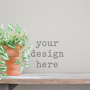 Blank Wall Mockup | Styled Photography | Flat Lay Mockup | Digital ...