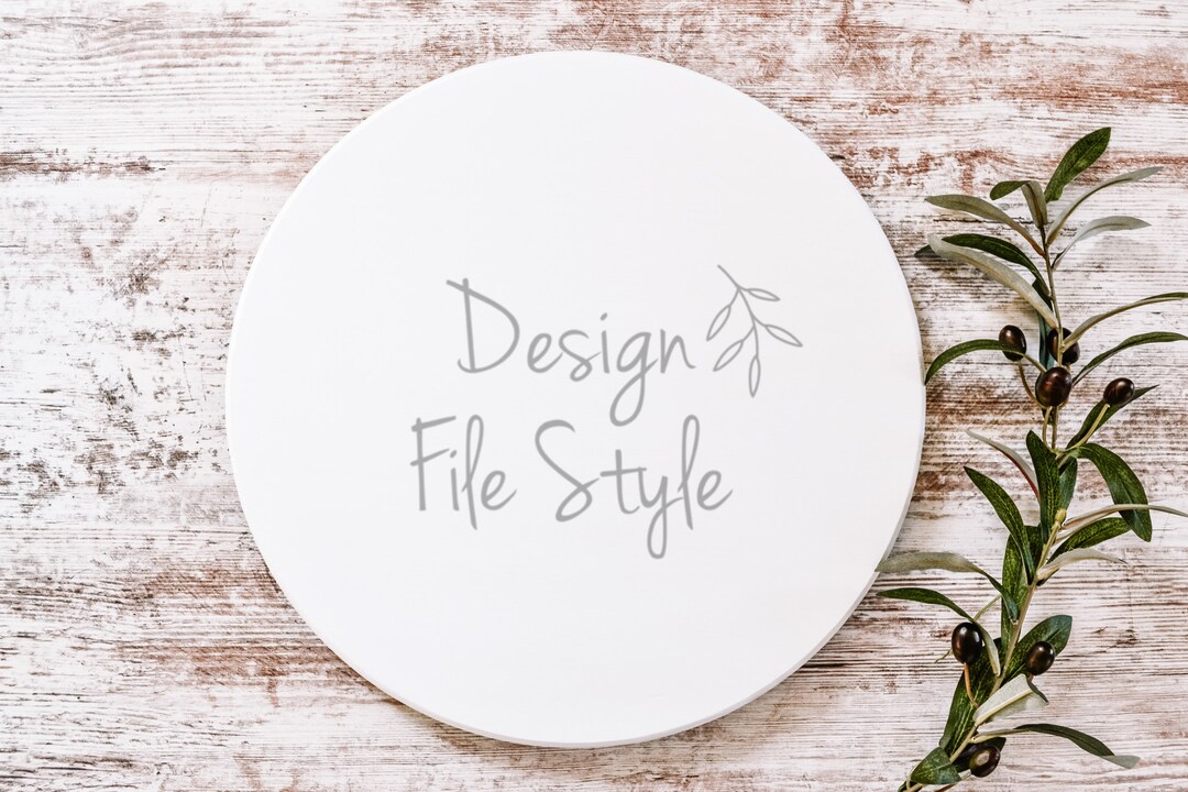 Round Wood Sign Mockup | Door Sign Mockup | Farmhouse Sign Mockup ...