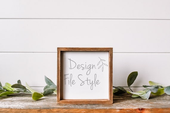 Wood Sign Mockup Blank Wood Sign Mockup Flat Lay Mockup | Etsy