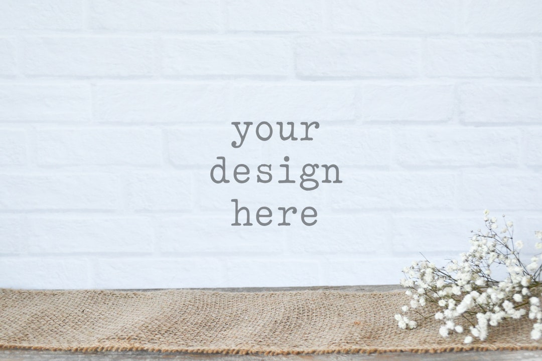 Blank Wall Mockup | Styled Photography | Flat Lay Mockup | Digital ...