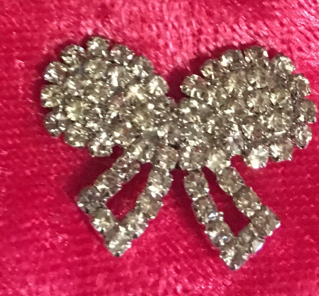 Pageant Magnetic Number Holder Sash Rodeo Pin Rhinestone Bow - Etsy