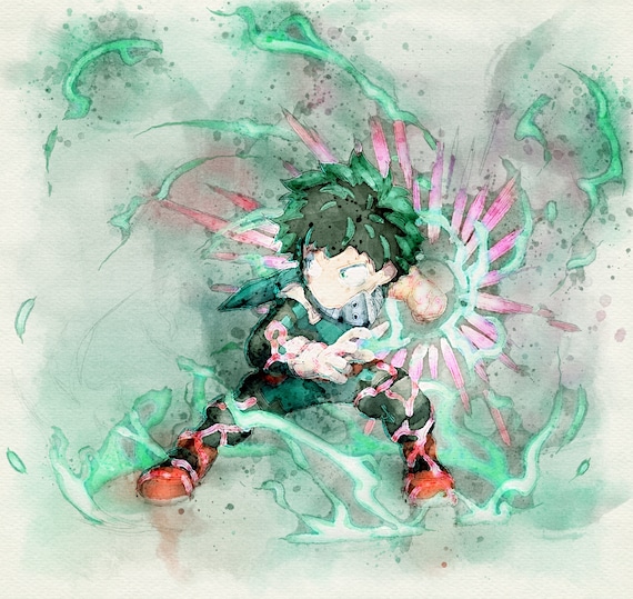 Artist Trading Cards Watercolor Sketch Card Deku Art & Collectibles ...
