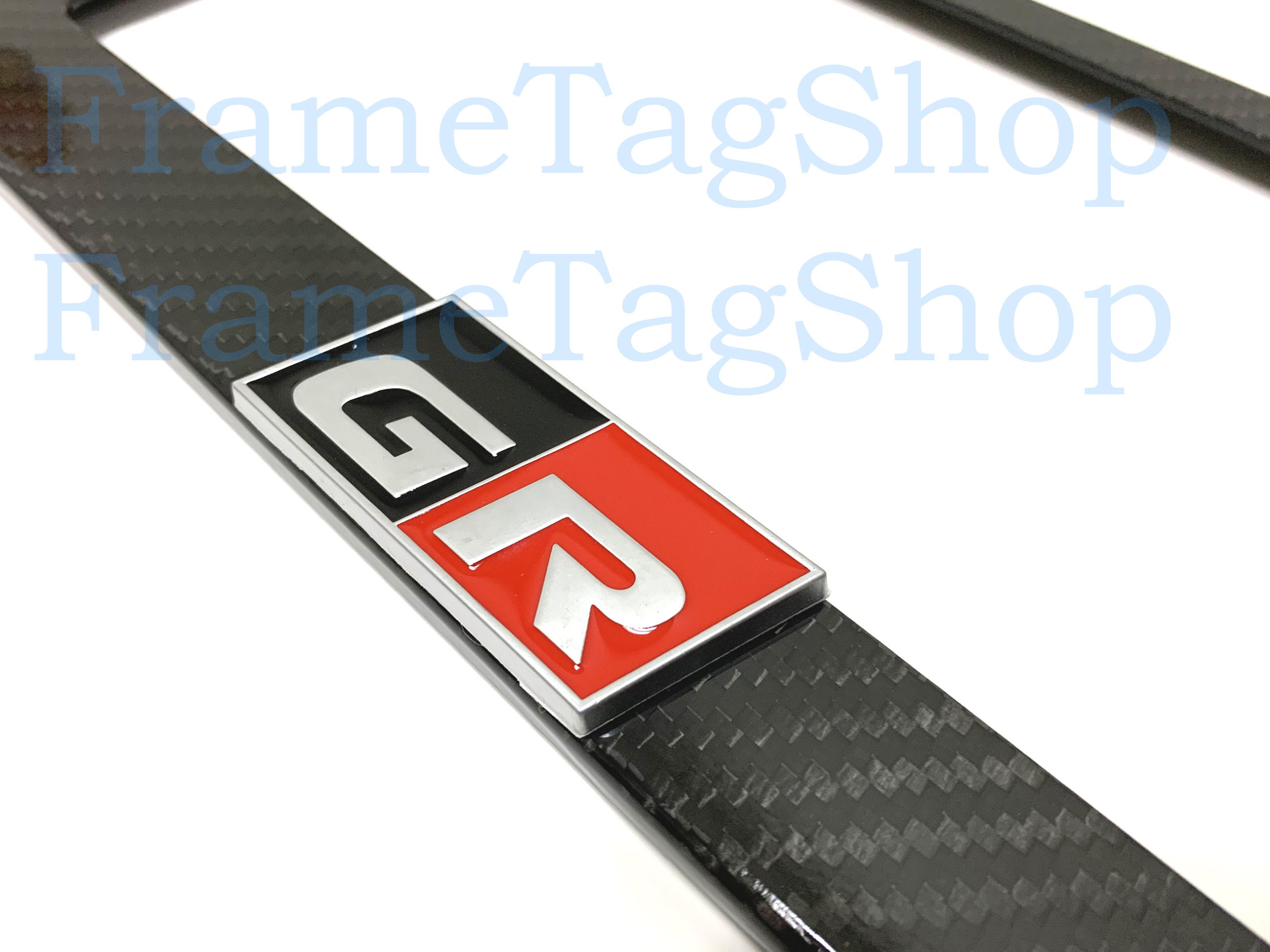 1x GR Gazoo Racing 3D Emblem Badge Real 3K Twillweave Real Carbon Fiber ...