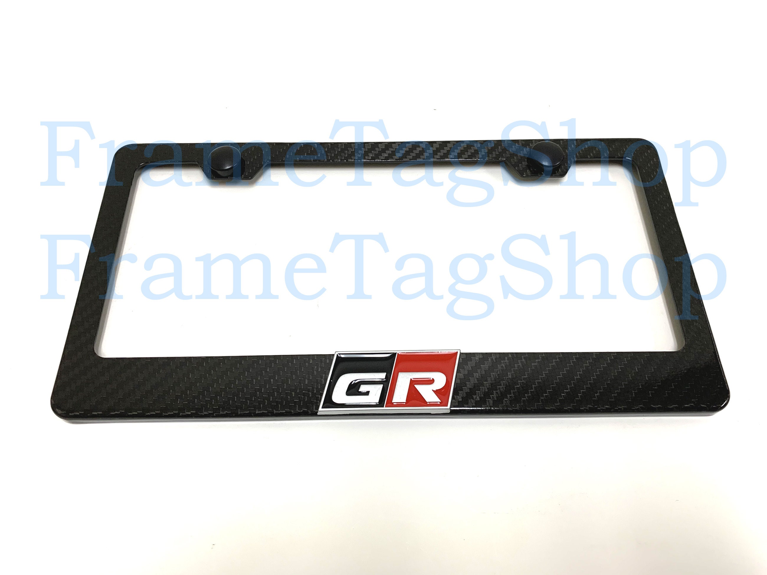1x GR Gazoo Racing 3D Emblem Badge Real 3K Twillweave Real Carbon Fiber ...