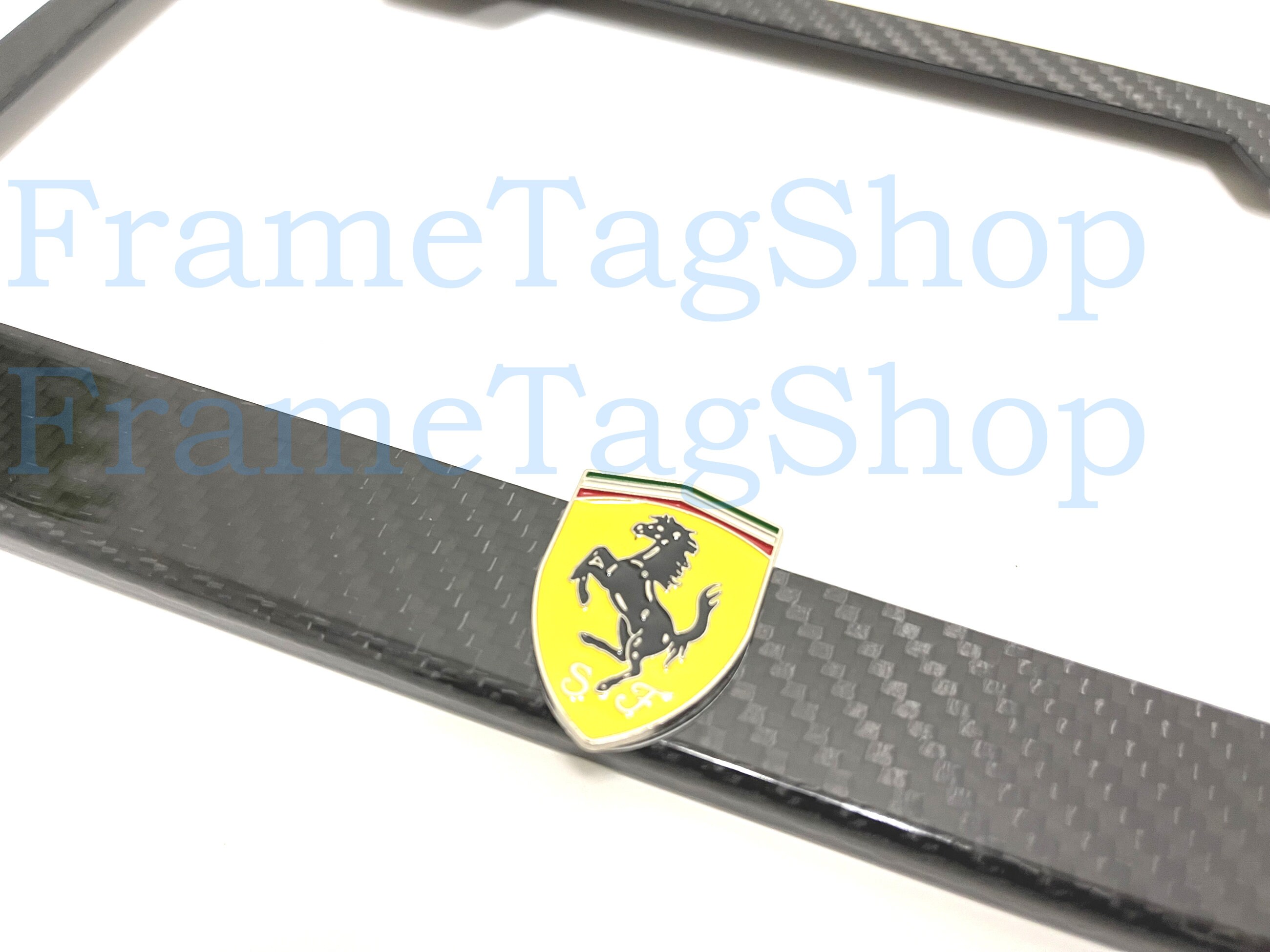 1x Scuderia Ferrari Shield 3D Emblem Badge Real 3K Twillweave Real ...