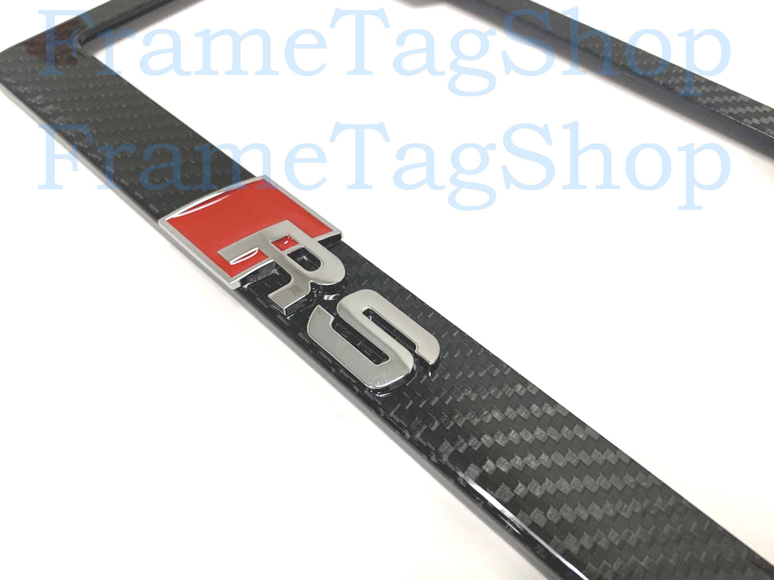 1x RS (racing Sport) 3D Emblem Badge Real 3K Twillweave Real Carbon ...