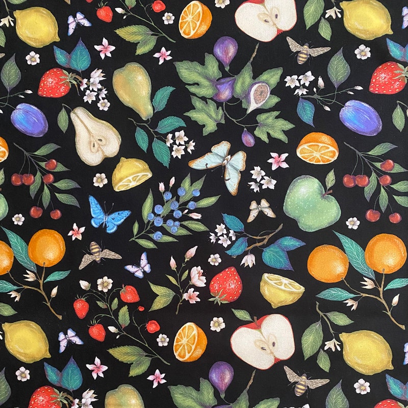 Fruit Fabric - Etsy