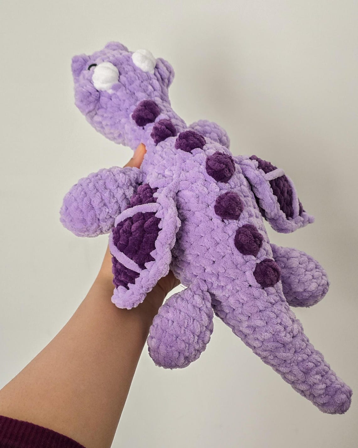 Handmade Crochet Dragon Plush: Fantasy Stuffed Animal Toy - Etsy