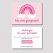Thank You Card for Small Business Sale Sales Editable Card Printable ...