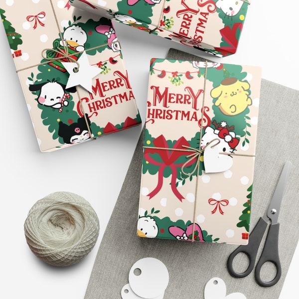 Hello Kittys Wrapping Paper - Etsy