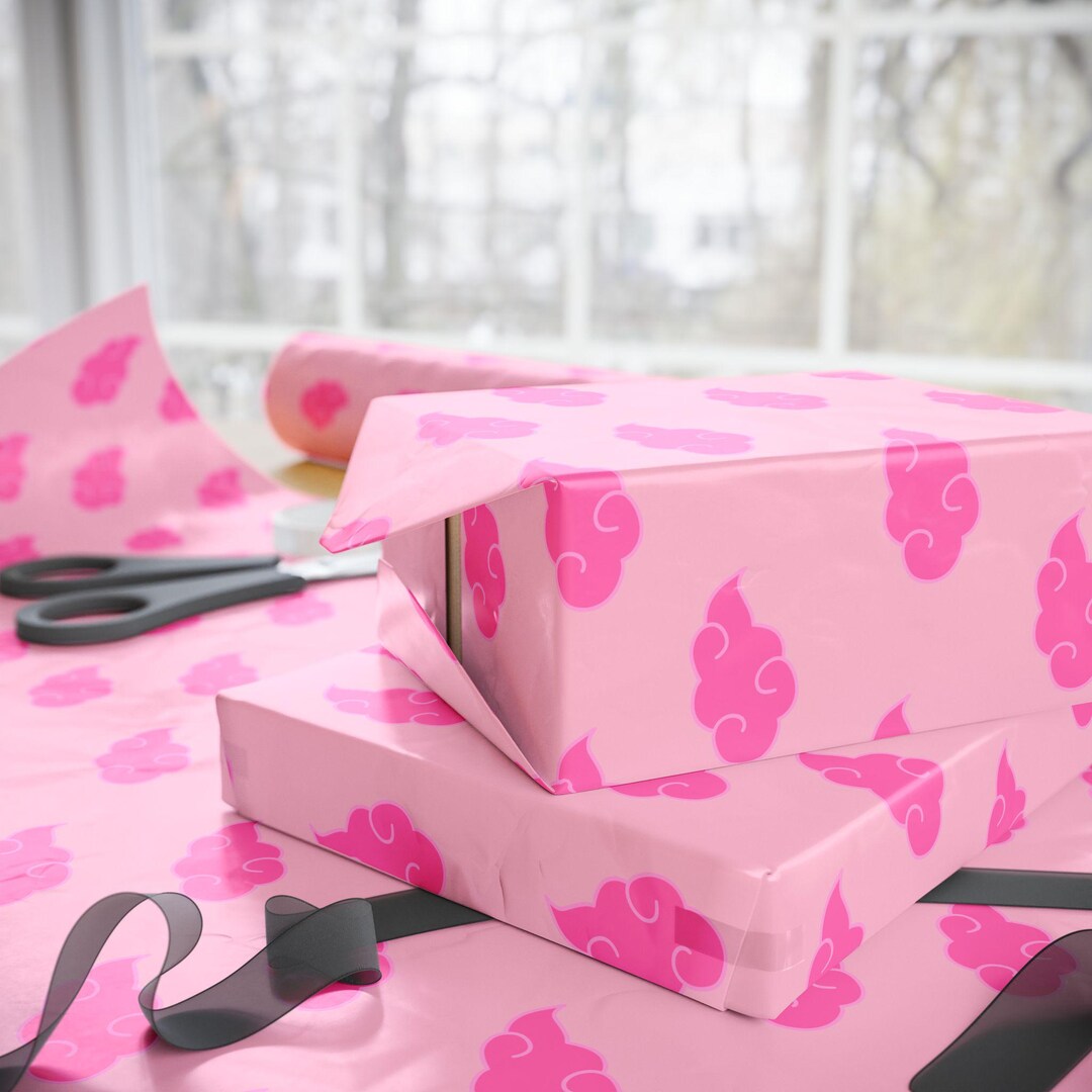 Anime Akatsuki Gift Wrap Paper, Custom Pink Anime Gift Wrap - Etsy Canada