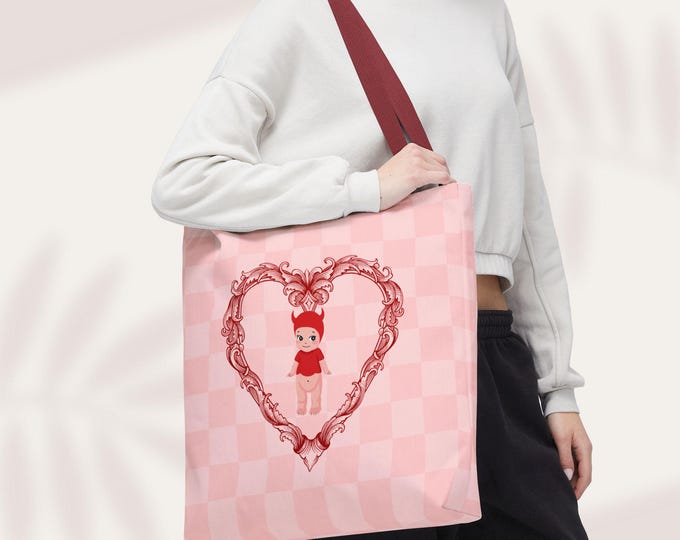 Sonny Angel Tote Bag Kewpie Cherub Rotten to the Core Tote Girly Pastel ...