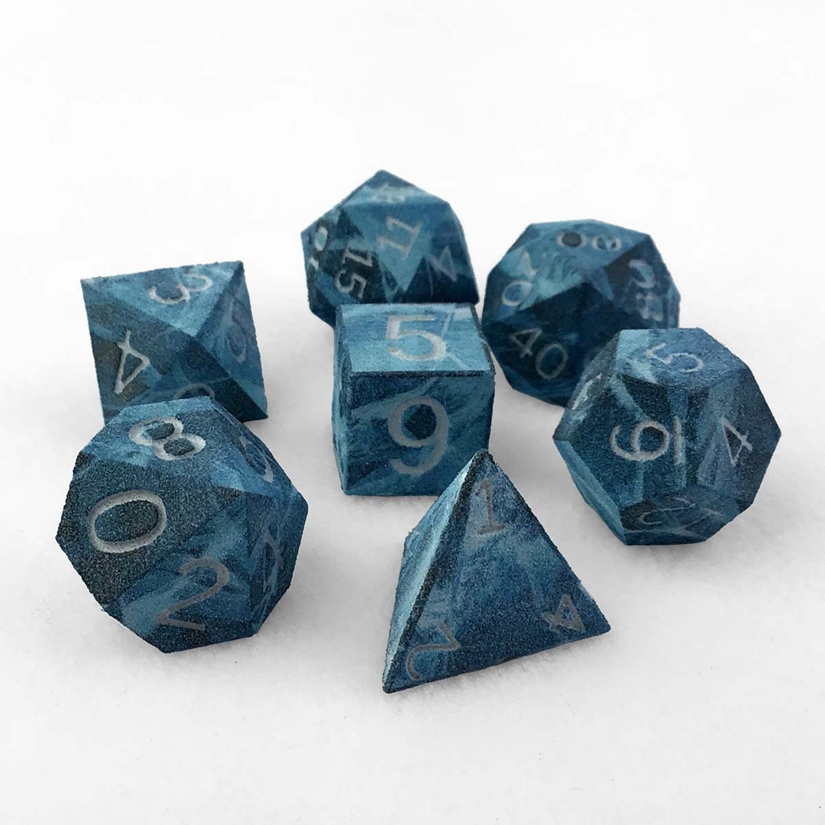 Custom 3D Printed | Polyhedral DND Dice Set | Dungeons & Dragons Full ...