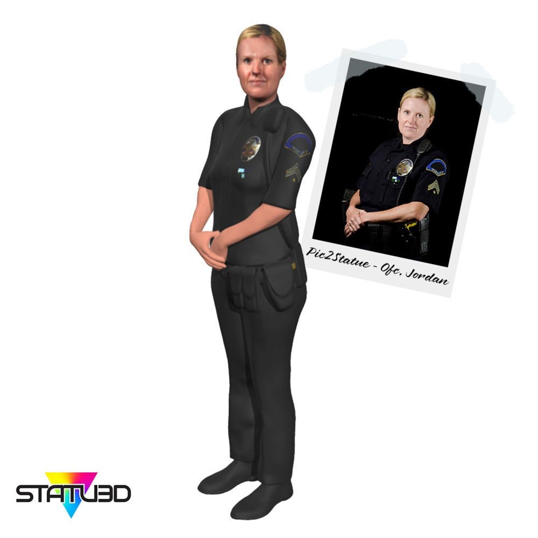 Realistic Uniform Professional Personalized Miniature 3D Figurine ...