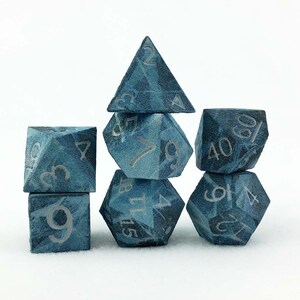 Custom 3D Printed | Polyhedral DND Dice Set | Dungeons & Dragons Full ...