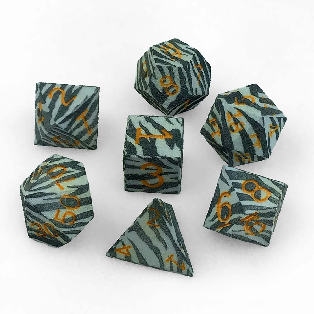 Custom 3D Printed | Polyhedral DND Dice Set | Dungeons & Dragons Full ...