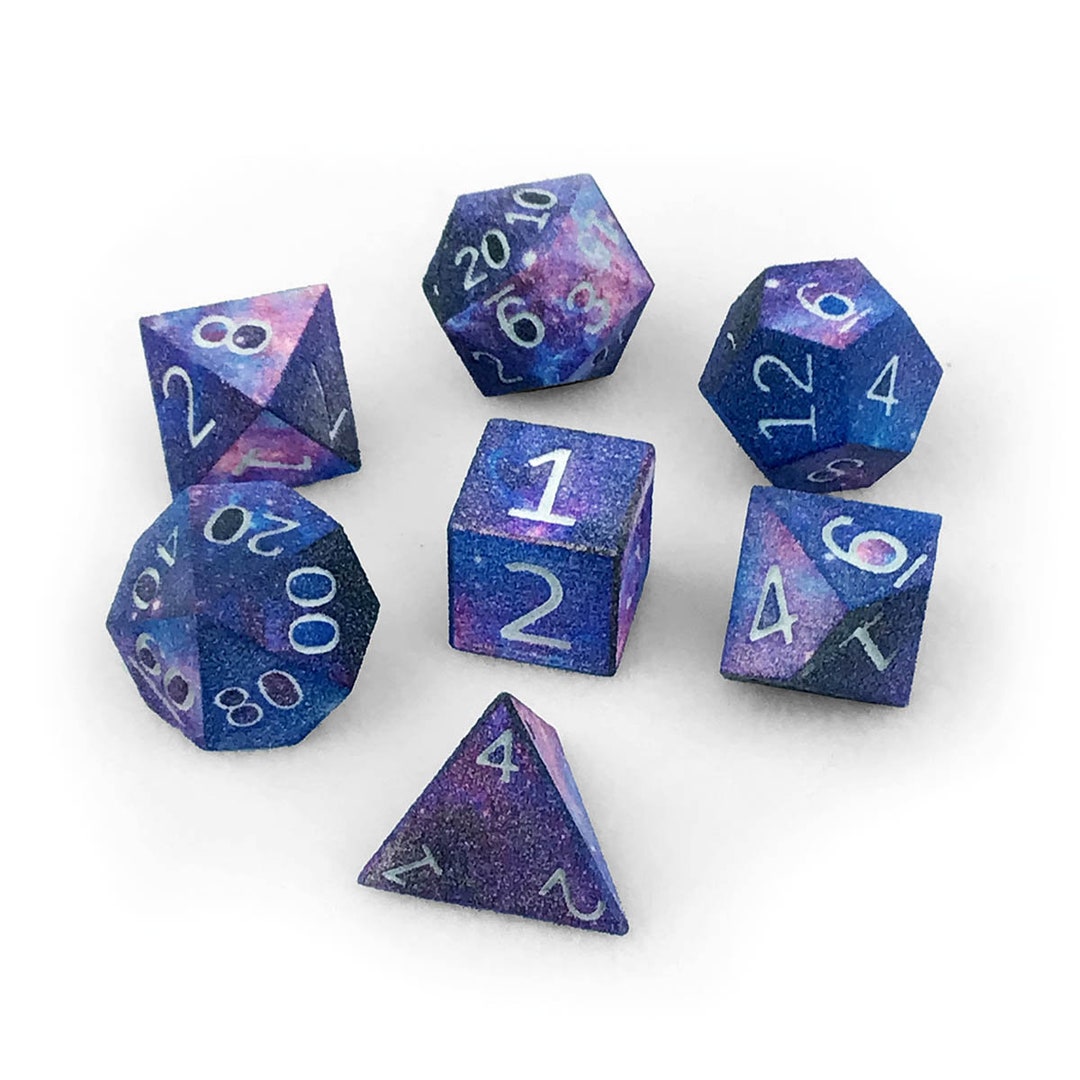 Custom 3D Printed | Polyhedral DND Dice Set | Dungeons & Dragons Full ...