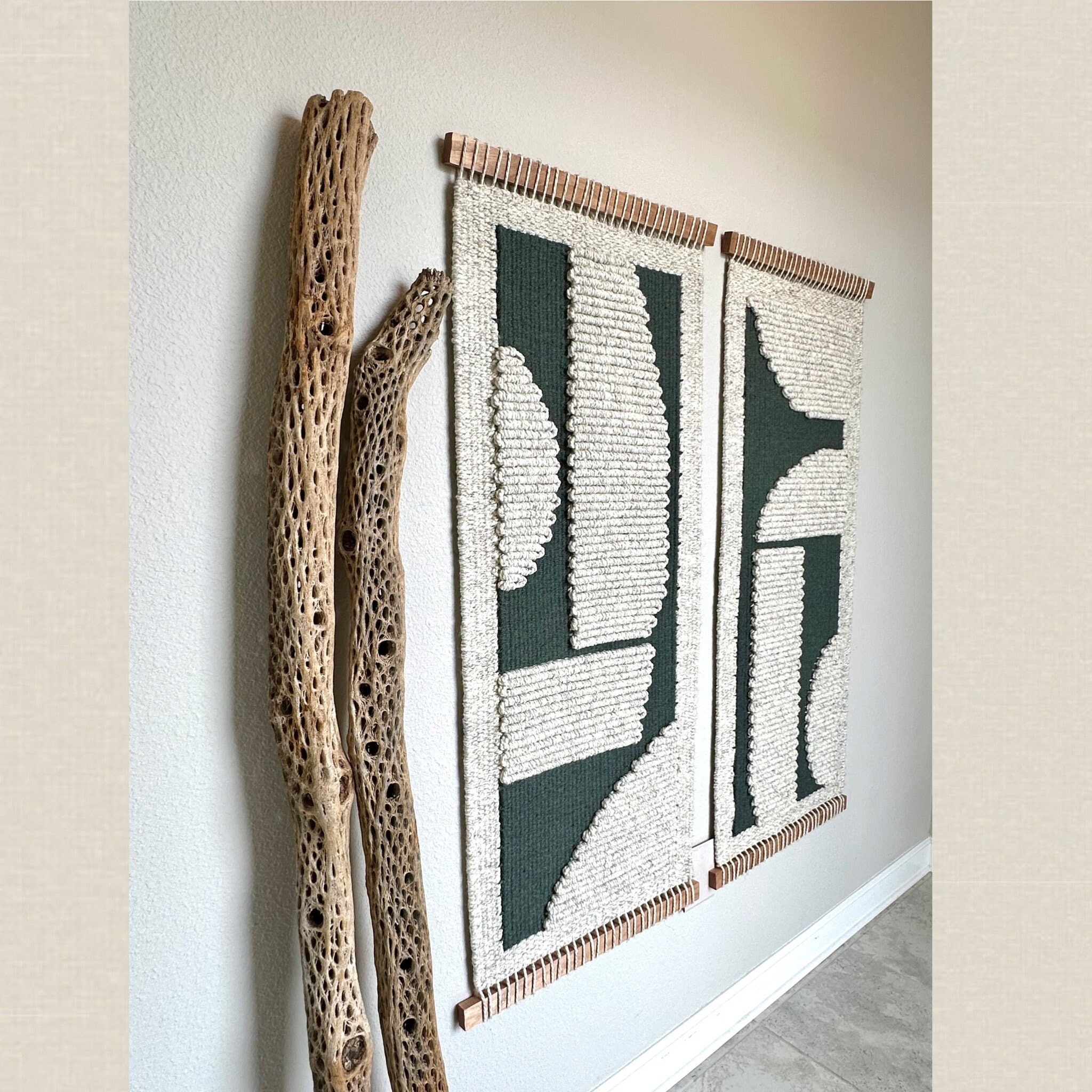 XXL Hand Woven Wall Hanging Handmade Tapestry Weaving Boho Decor ...