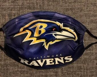 Ravens Face Mask | Etsy