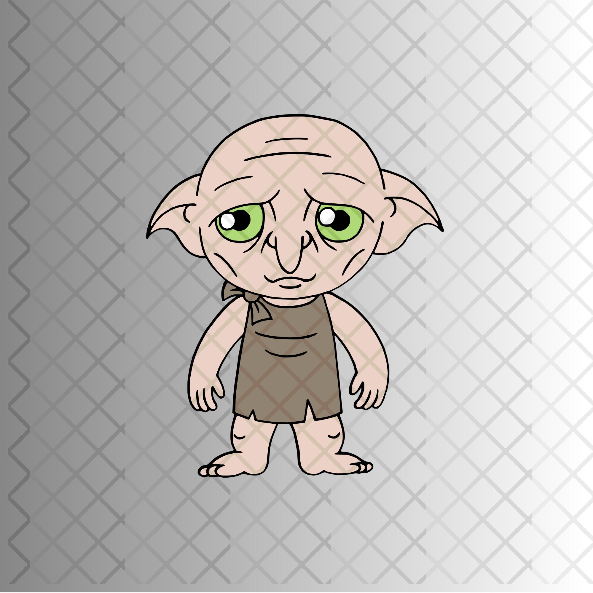 Paper, Party & Kids Papercraft Embellishments Cute Dobby Cut File Dobby ...