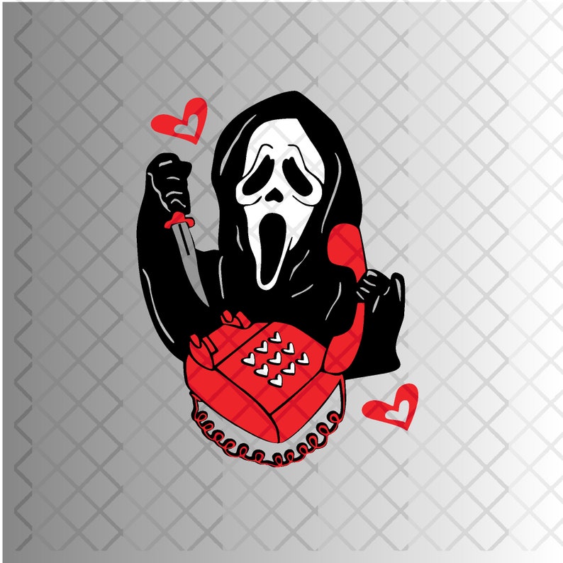 Ghostface Calling Svg Funny Ghost Halloween Layered Svg Cut - Etsy España