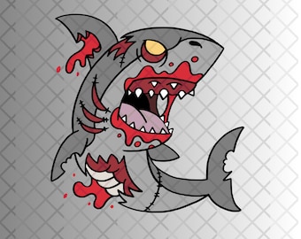 Zombie Shark | Etsy