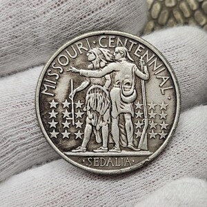 Usa Coin 1921 Commemorative Half Dollar Missouri Commemorative Gifted ...