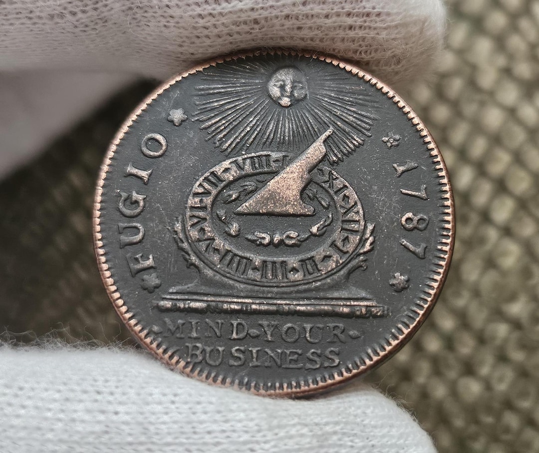 Usa Coin Fugio Cent 1787 Copper (the Continental ) Commemorative ...