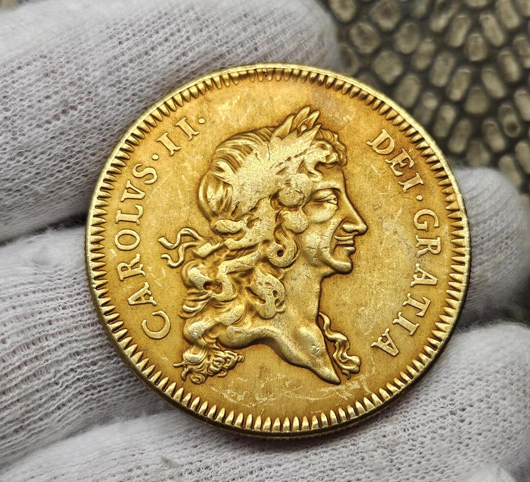 British Coins 5 Guineas 1672 Charles II Coin United Kingdom Coin ...