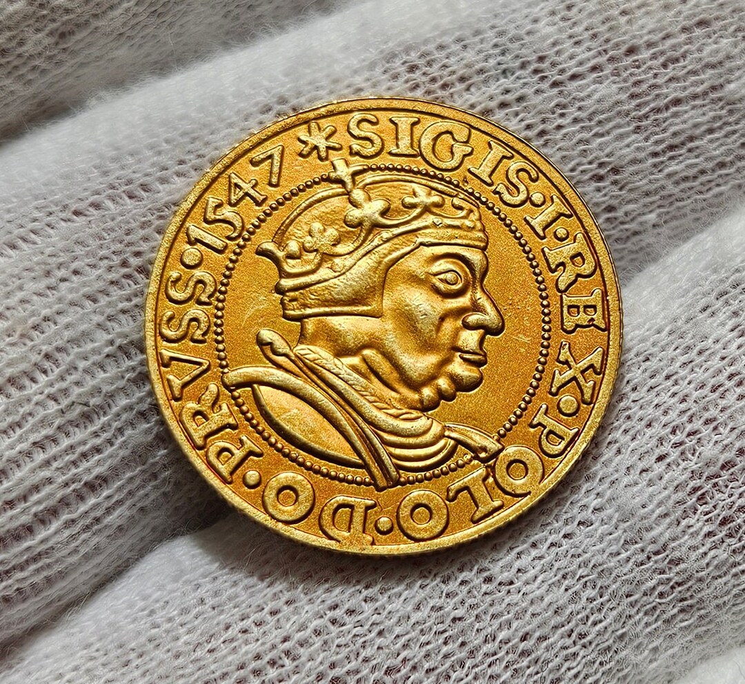 Polish Coin Old Coin Dukat Gdański Zygmunt Stary 1547 Collectibles ...