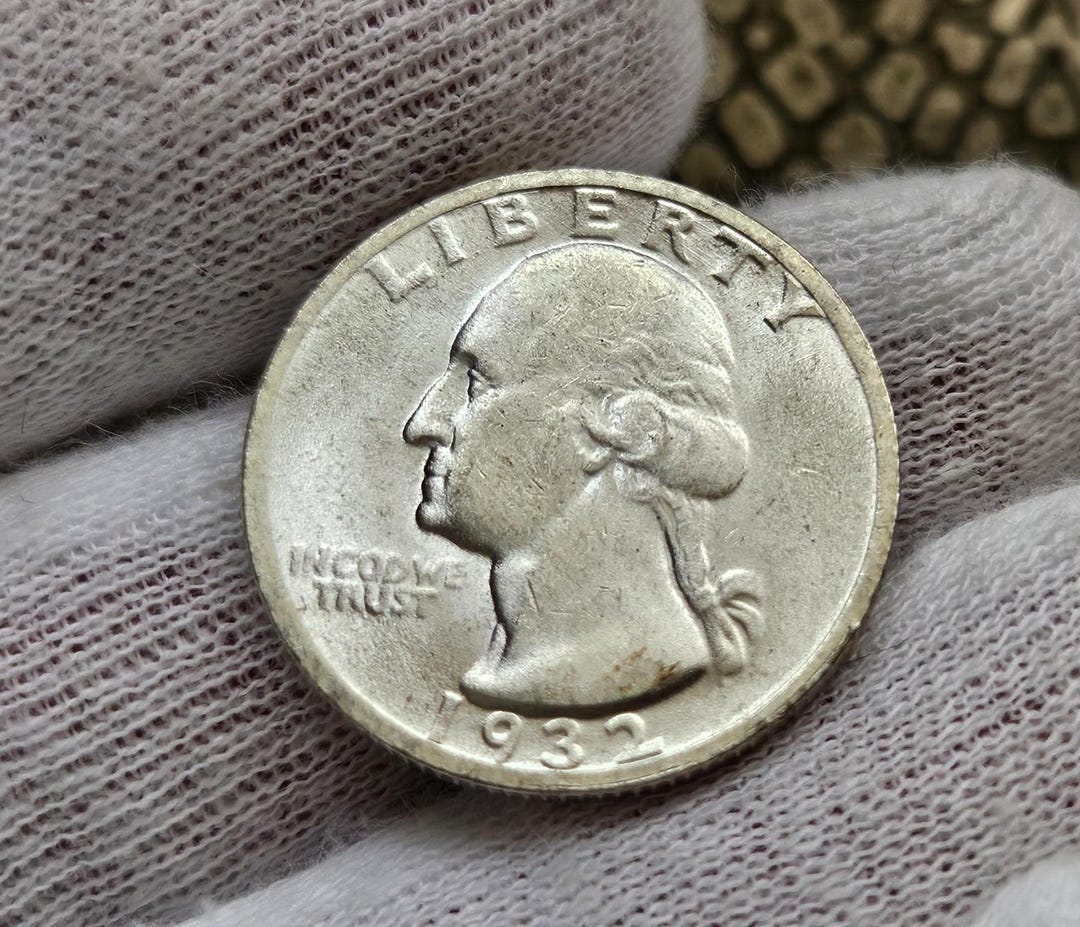 Usa Coin 1932 Commemorative Error Two Face Half Dollar Washington ...