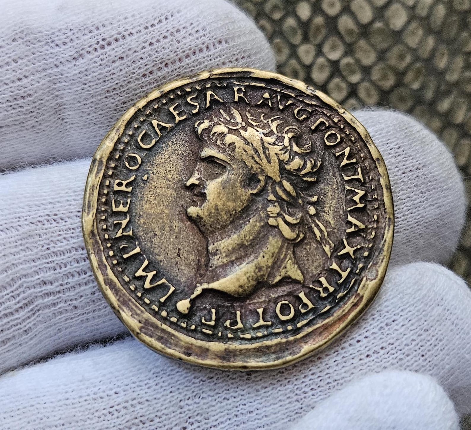 Roman Sestertius Coin, Nero Praetorian, Large Roman Bronze, Collectible ...