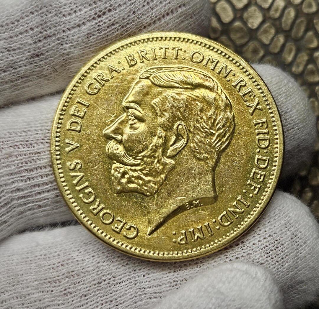 1911 George V Coronation Year Sovereign, London British Coin Gold ...
