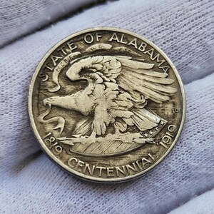 Usa Coin 1921 Commemorative Half Dollar Alabama Centennial Gifted Coin ...