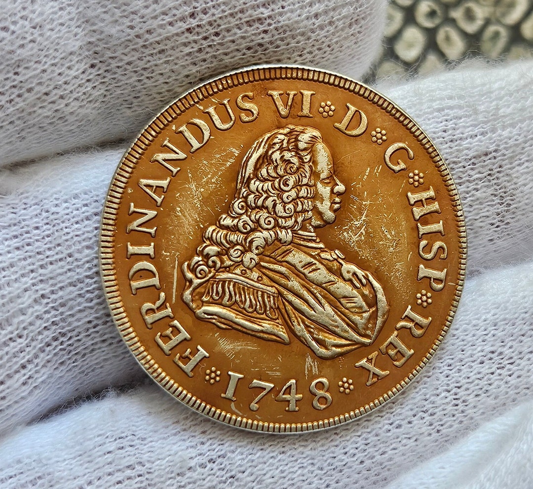 Spanish Coins 1748 Ferdinand VI Coins for Collection Collector's Coins ...