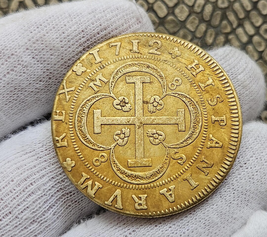 Moneda 8 Escudos 1712 Philippus V Spain Moneda De Coleccion Moneda De ...