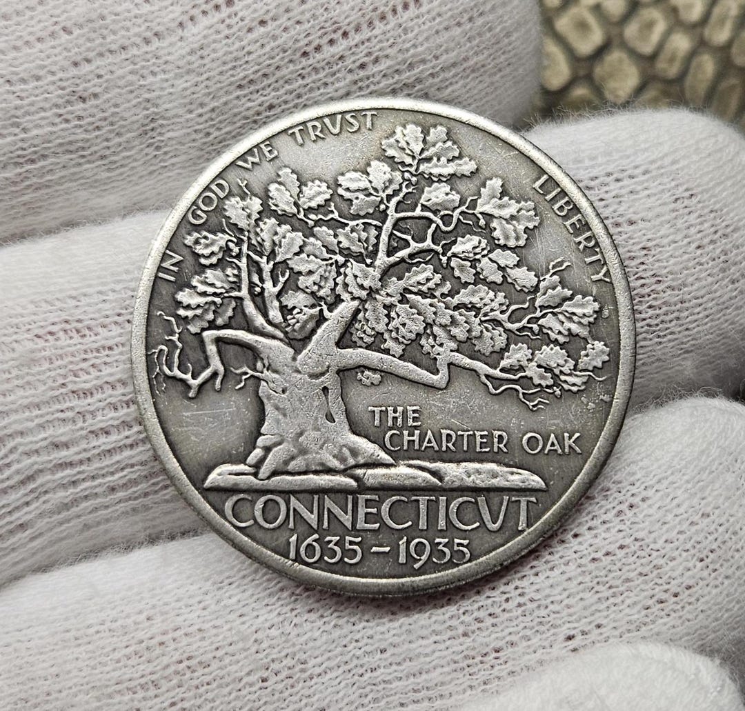 Usa Coin 1935 Commemorative Half Dollar Connecticut Gifted Coin ...