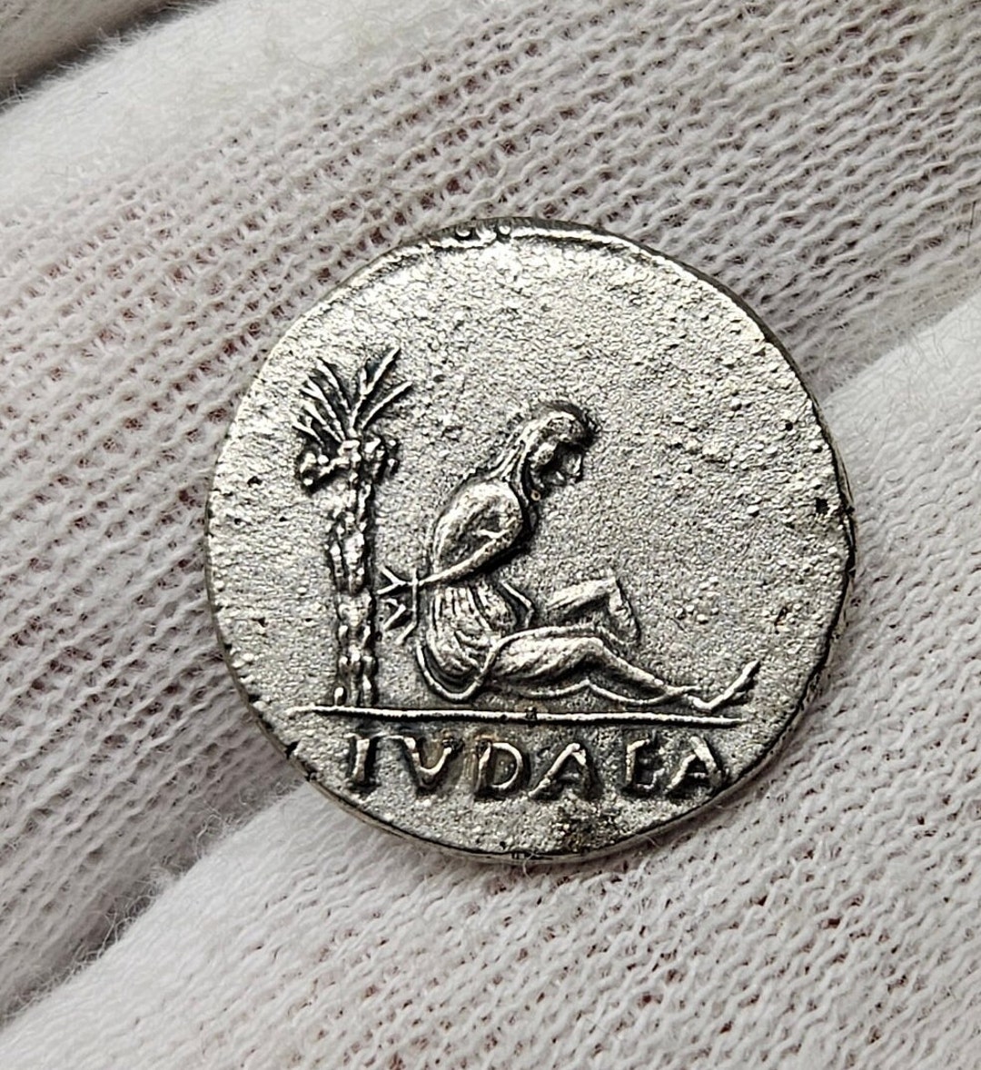 Denarius of Vespasian (judaea) Silver Denarius . Ancient Roman Denarius ...