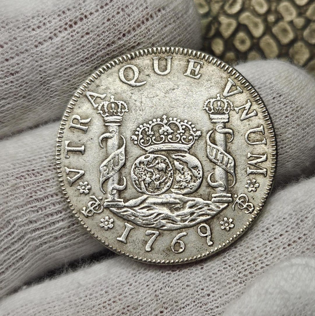 4 Reales 1769 Columnario Carlos III Spanish Cob Coins Spanish Colonial ...