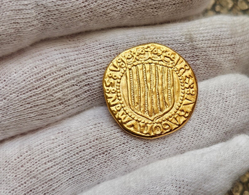 Spanish Coin Collectibles Duchy of Juan II of Aragon Zaragoza Gifted ...