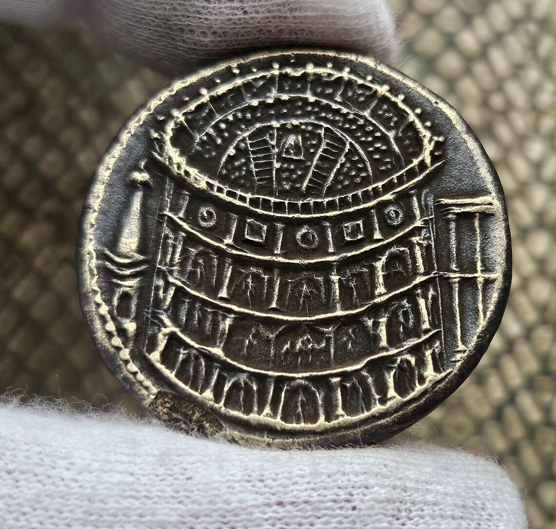 Rare Sestertius of Titus Colosseum Roman Empire Collector Coin ...