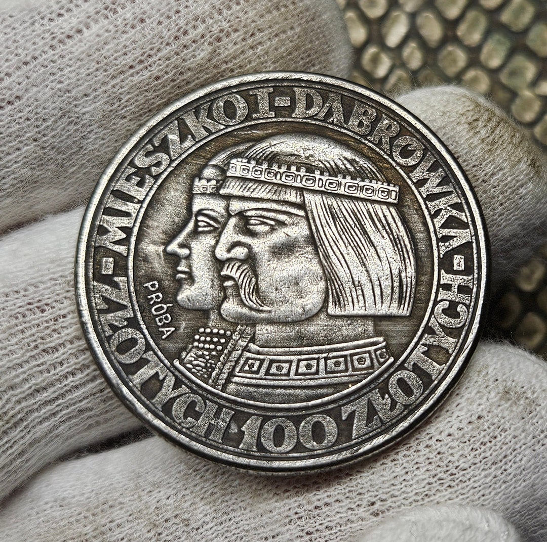 100 Zloty Poland Coin Proof Coin Mieszko 1960 Polish Coins Collectibles ...