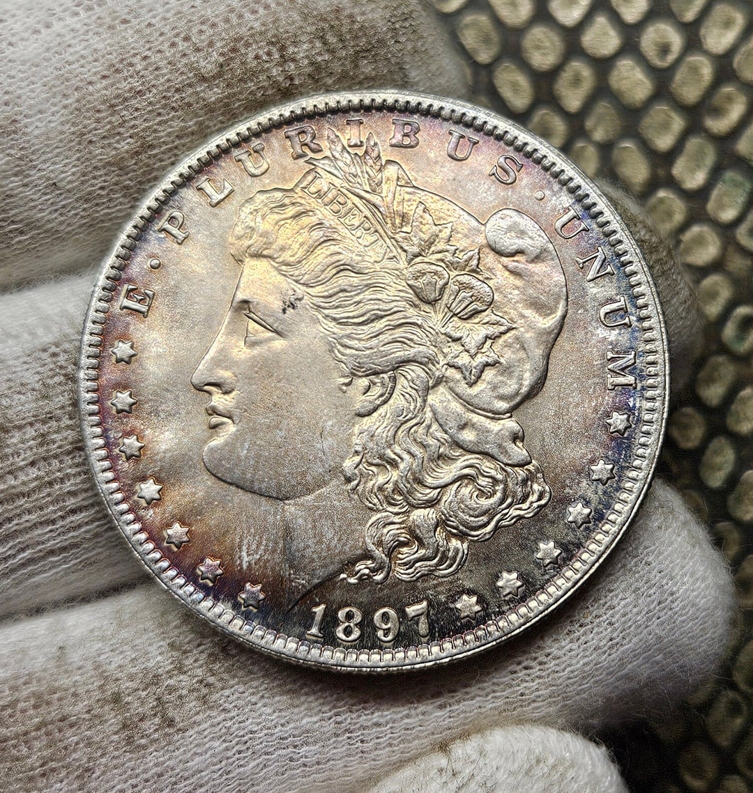 Usa Morgan Dollar Coin 1897 United States Coin North American Coin ...