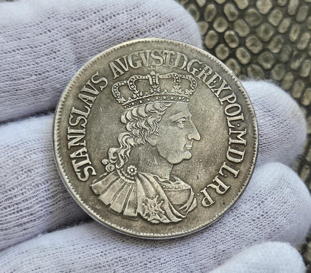 Polish Coin Thaler Stanislaw August 1767 Rare Coin Collectibles Gifted ...