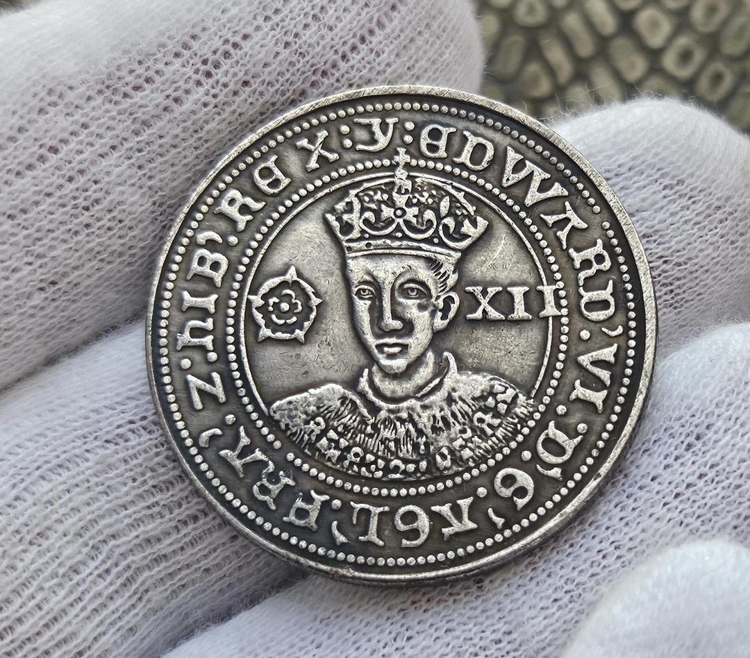 Rare British Coins 1551 England (united Kingdom) 1 Shilling Edward VI ...