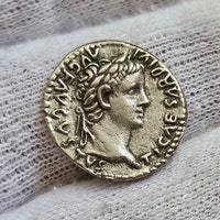 Ancient Roman Denarius Augustus *27 BC - 14 AD* Old Roman Coin / Silver ...