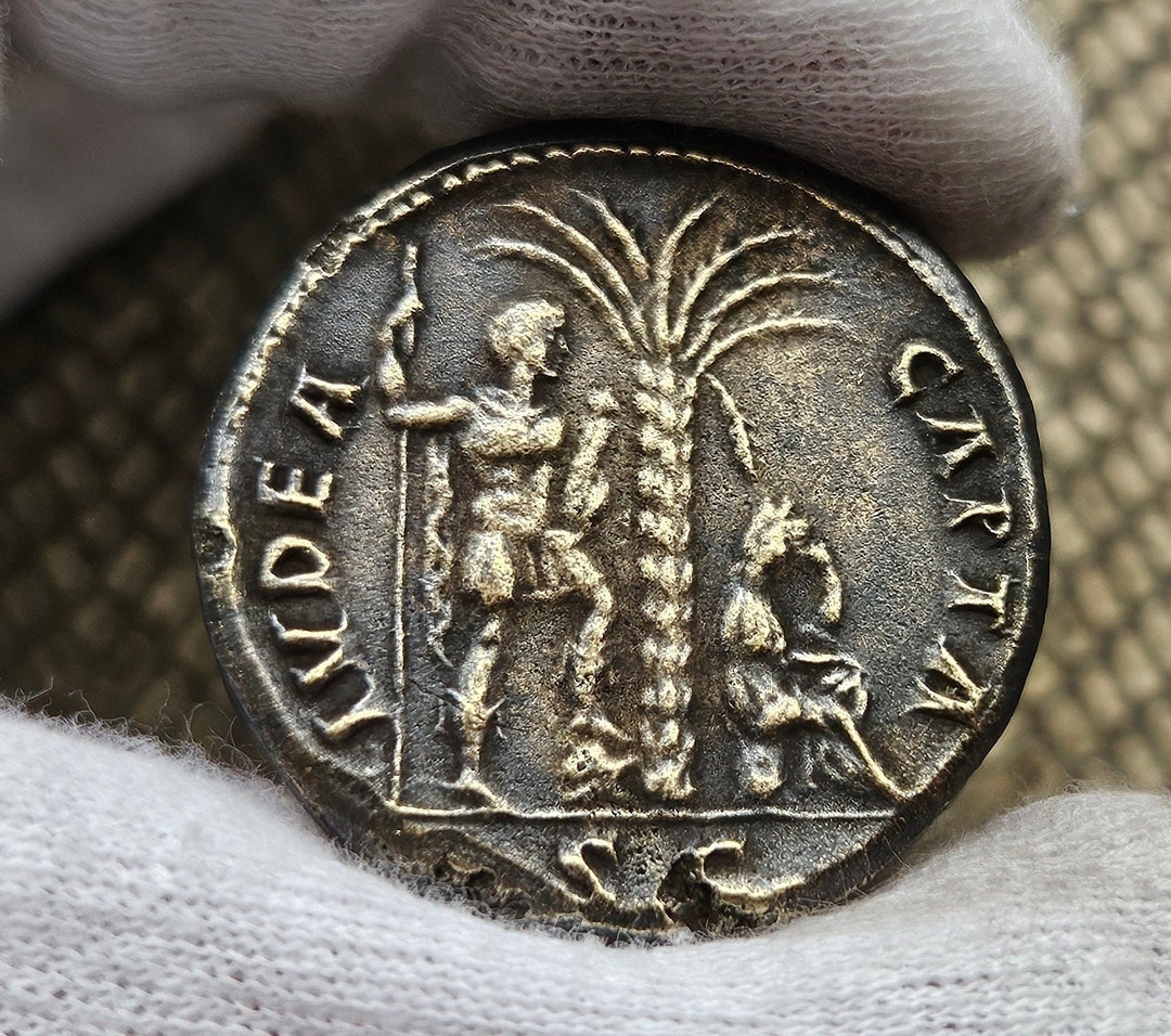 Rare Sestertius of Vespasian Judea Capta Coin Roman Empire Collectible ...