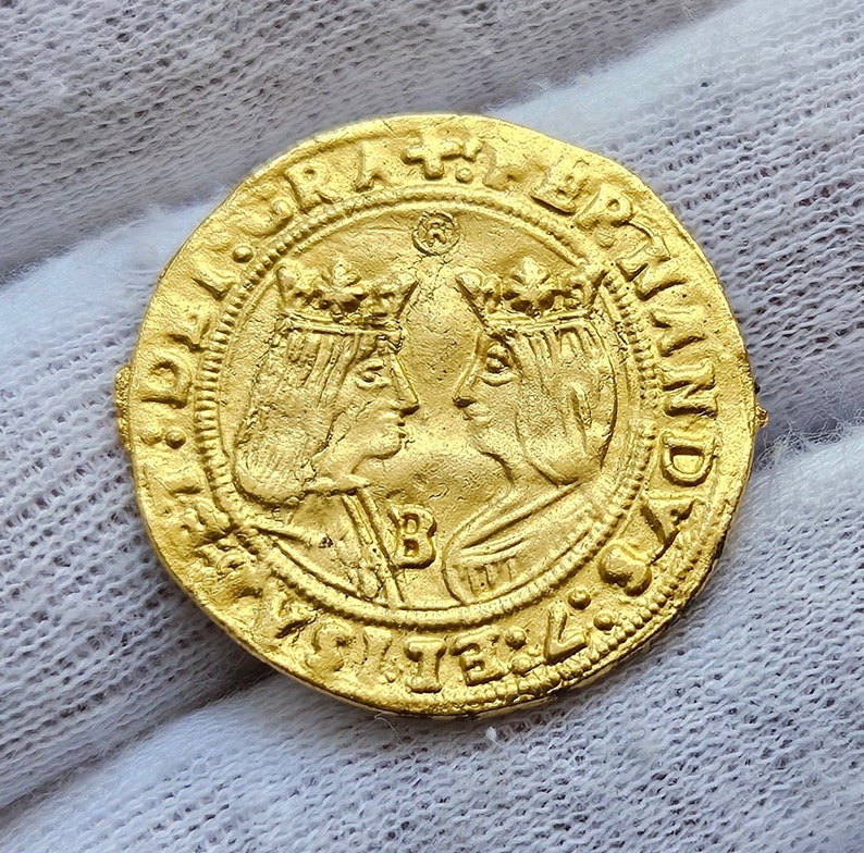 Spanish Coins 4 Excellent Coins of Spain Catholic Monarchs Gold ...